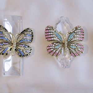 Butterfly Decorated Crystal Crystal Butterfly Decorated - Etsy