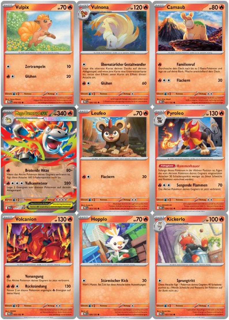Mega Evolution Set Printable – Master and Complete Sets + Graded ...