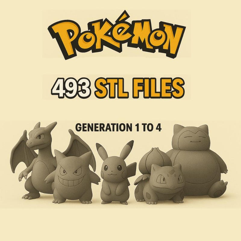 3d Printed Pokémons - Etsy