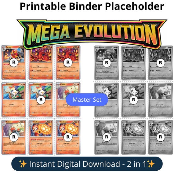 Mega Evolution List Set