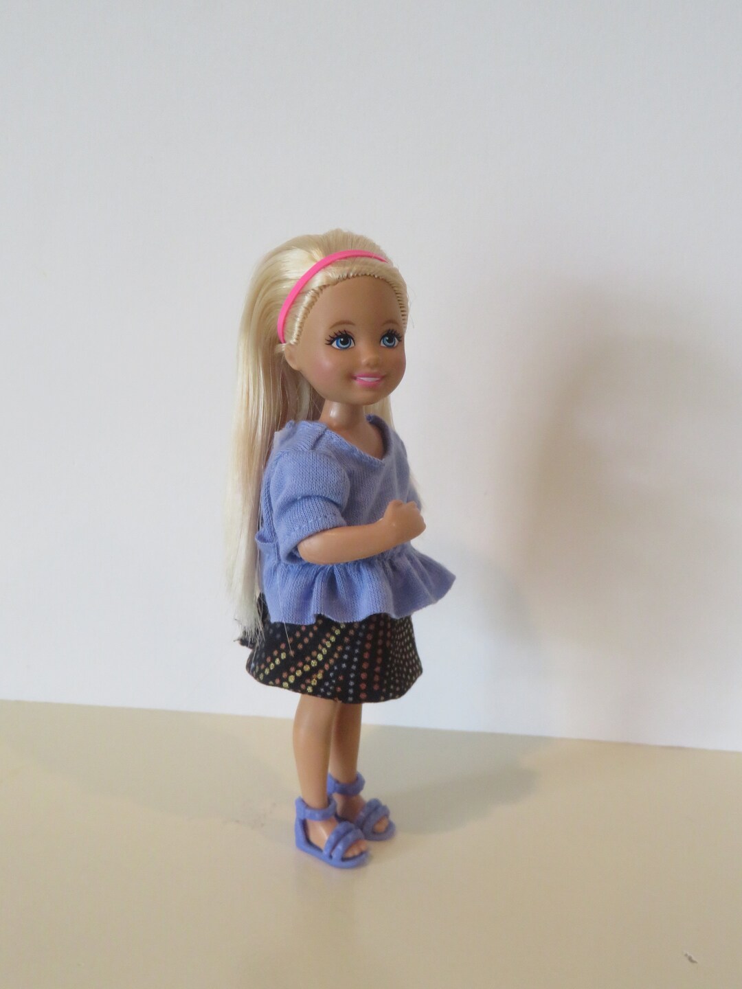 CHELSEA Periwinkle Ruffled Top and Skirt Outfit - Etsy
