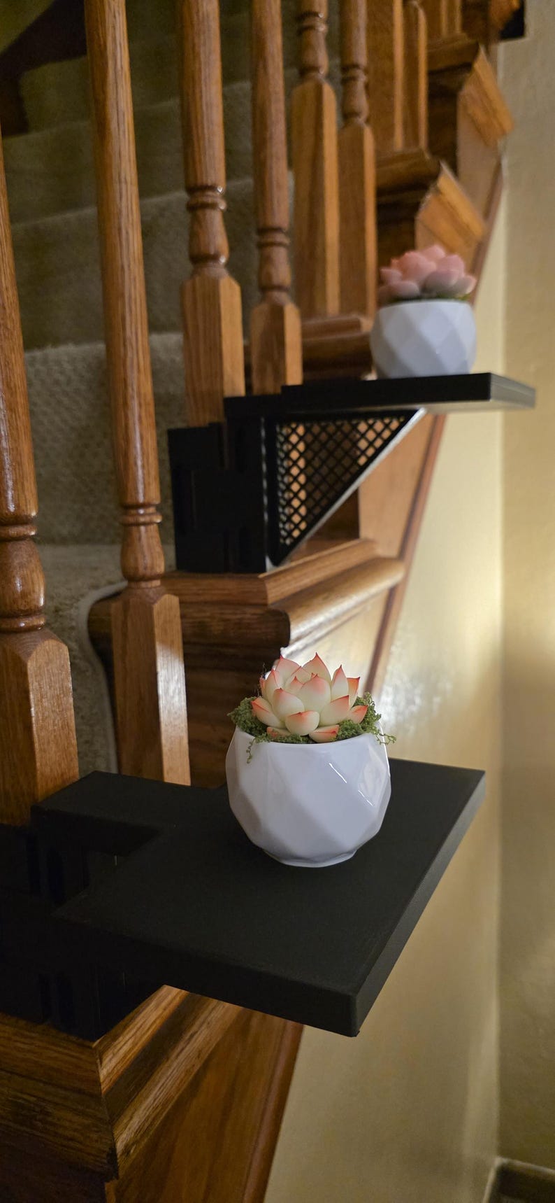 Modular Stair Spindle Shelf: Starter Bundle, No Tools Required - Etsy