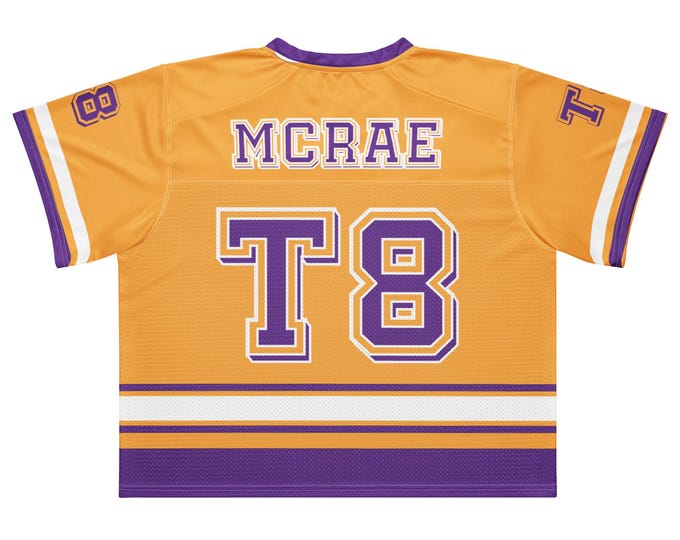 Tate Mcrae T8 Jersey: Retro Style Fan Merch - Etsy