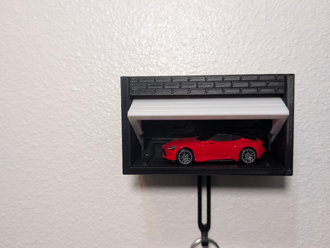 Customizable Key Holder, Hotwheels Car Garage With Opening Door ...