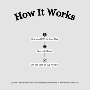 Rumi's Ramyeon, Cup Noodles Label, Kpop Demon Hunters, Printable ...