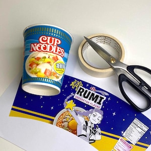 Rumi's Ramyeon, Cup Noodles Label, Kpop Demon Hunters, Printable ...