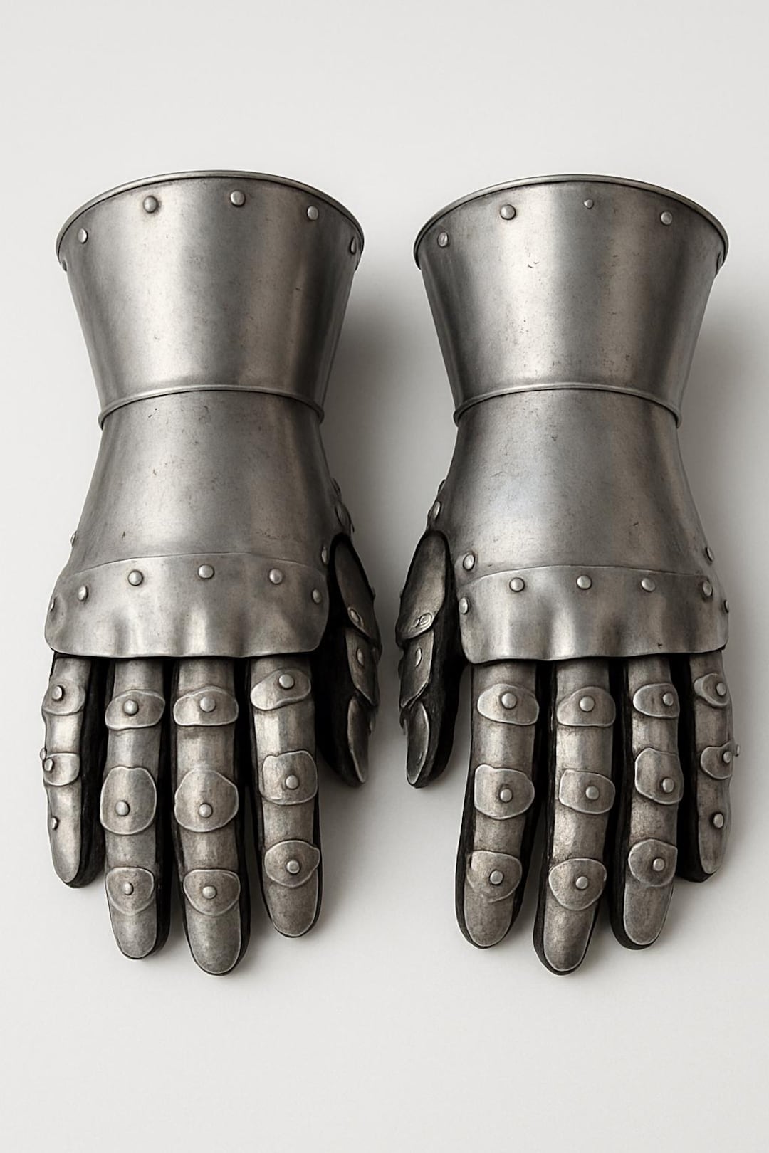 Medieval Steel Gauntlets Handmade Knight Armor Gloves for Cosplay LARP ...