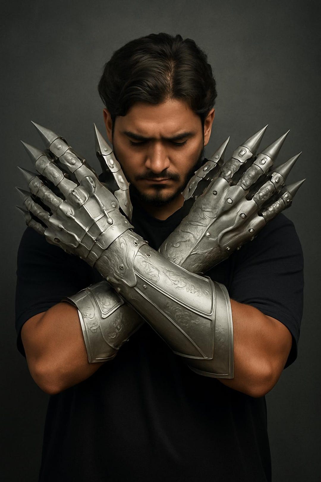 Spiked Medieval Gauntlets – Handcrafted Steel Armor Gloves | LARP ...