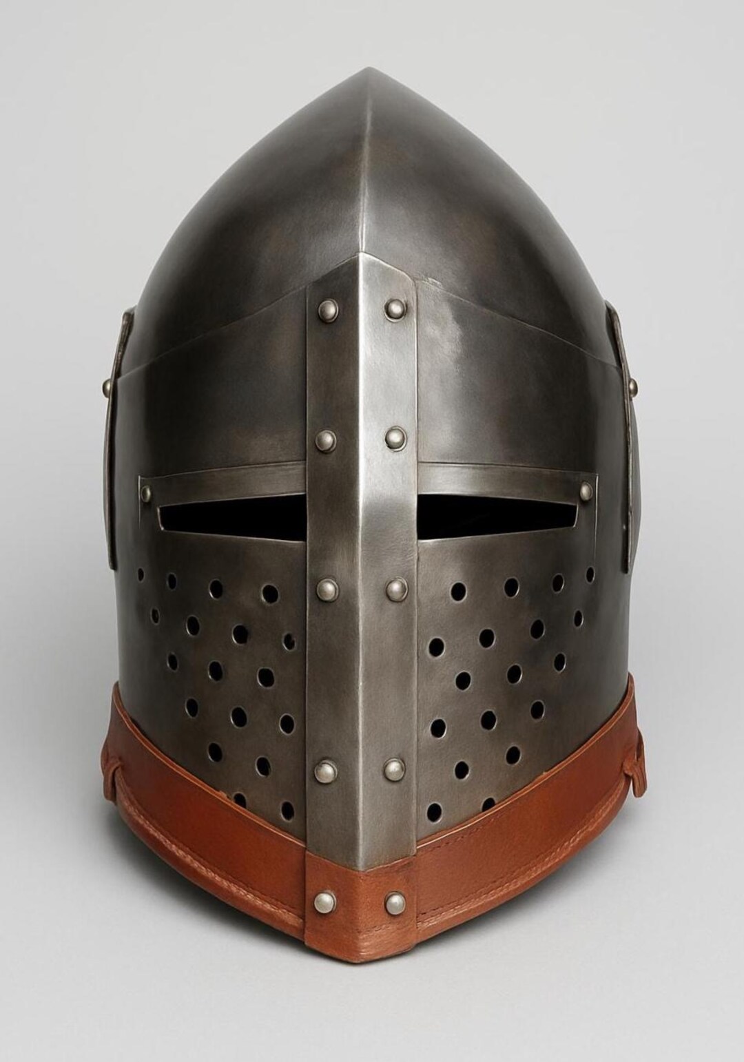Handcrafted Medieval Steel Helmet – Crusader Knight Armor Replica - Etsy
