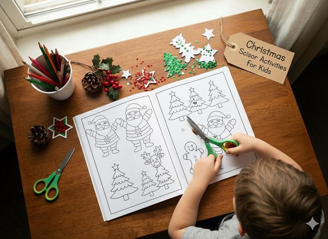 Christmas Scissor Skills Activity Pack | Holiday Fine Motor Practice ...