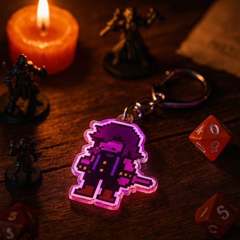 Deltarune Pixel Keychain Set – Perfect Gift for Gamers, Nostalgic ...