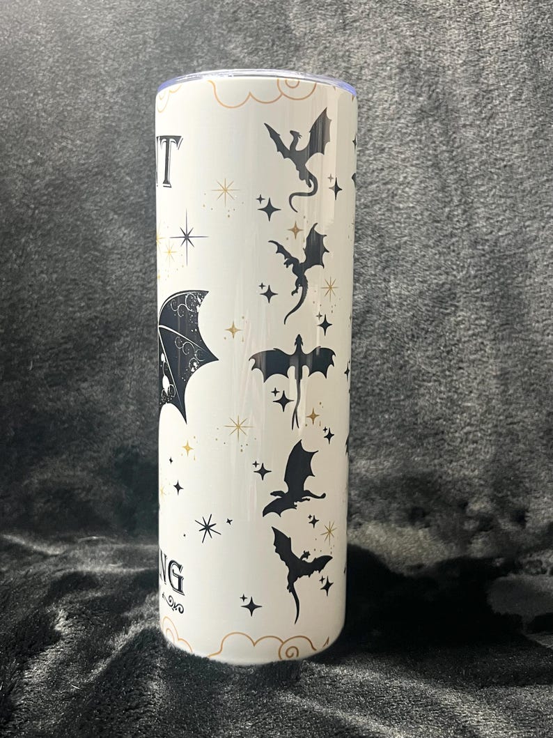 Fourth Wing Inspired - 20 Oz Stainless Steel Tumbler, Double Insulated ...