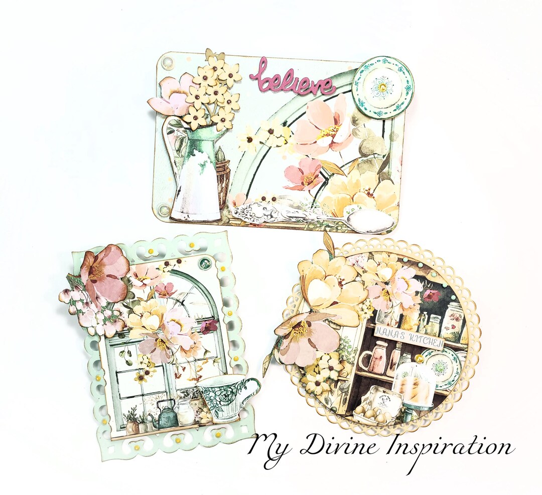 A-5566 Mintay Nanas Kitchen, Paper Embellishments and Journaling ...