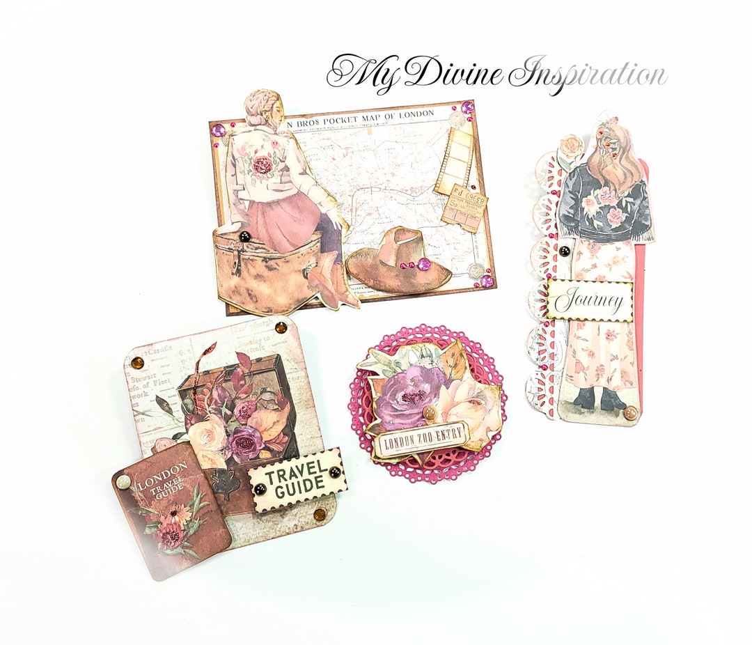 A-4459 Stamperia Our Way Handmade Paper Embellishments for Scrapbook ...