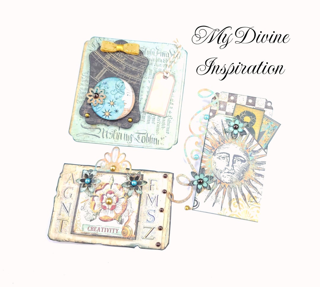 A-4633 Stamperia Alchemy Handmade Paper Embellishments and Flowers for ...