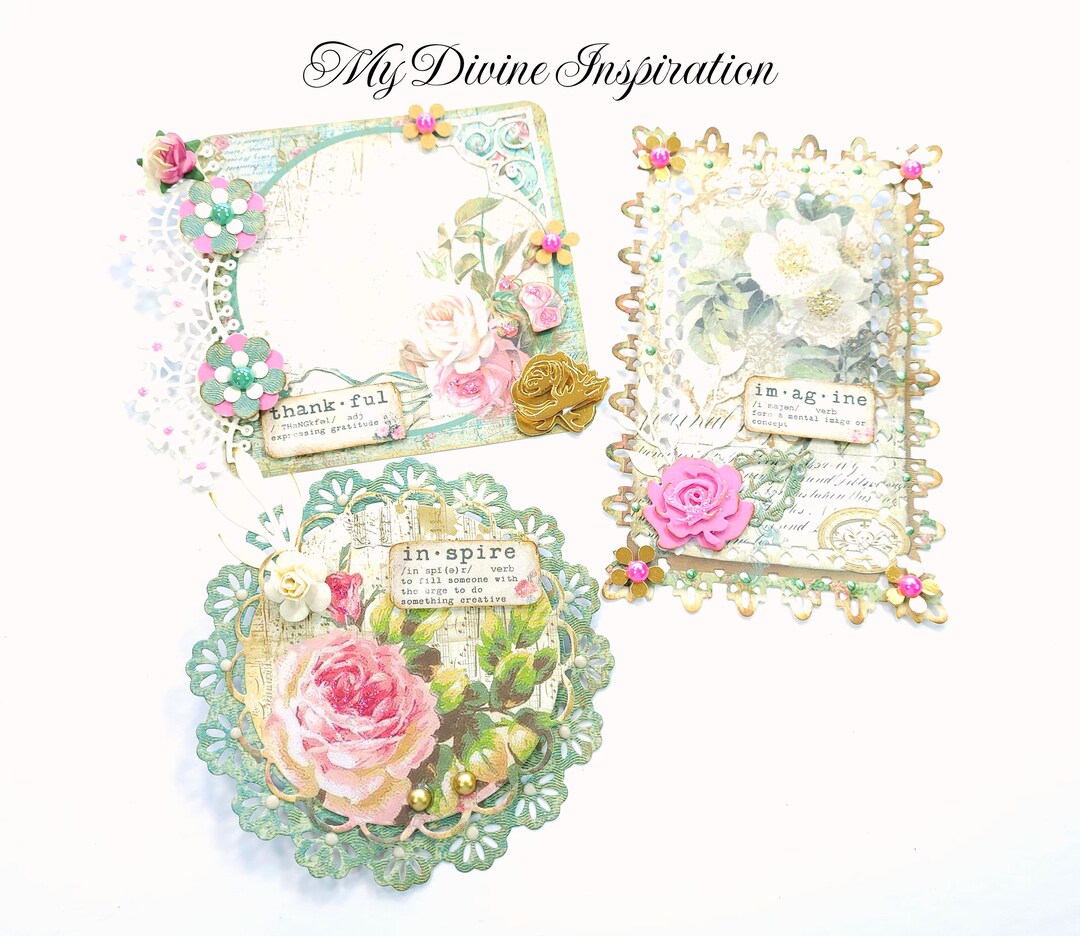 A-4679 Stamperia Precious Handmade Paper Embellishments and Paper ...