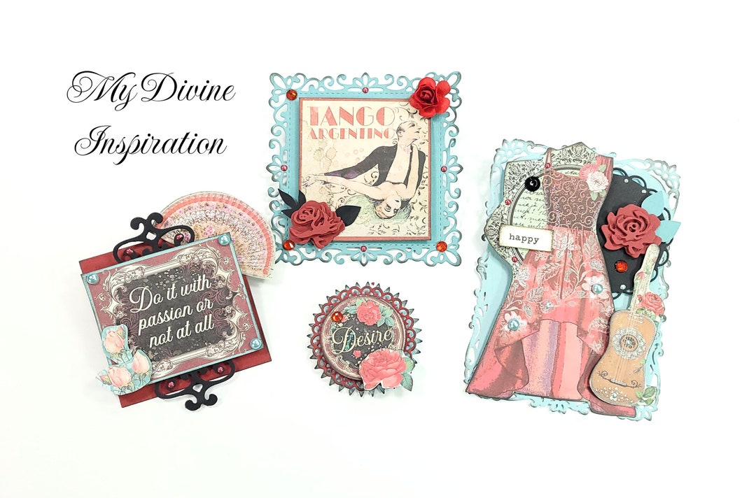 A-4463 Stamperia Desire Handmade Paper Embellishments for Scrapbook ...