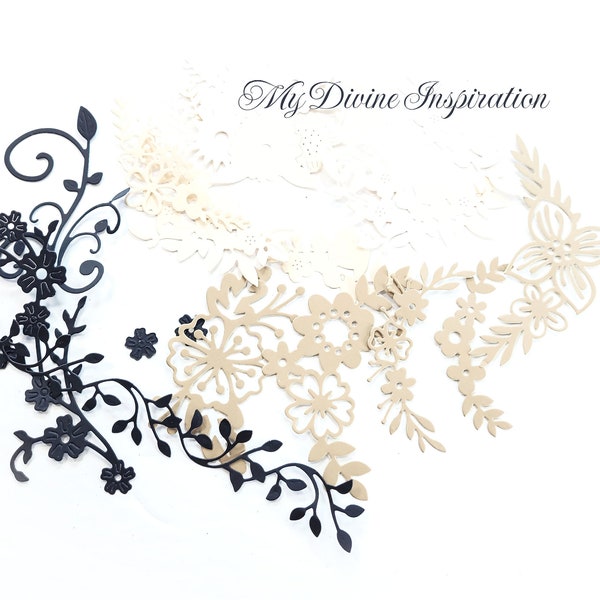 Ivory Paper Leaves - Etsy