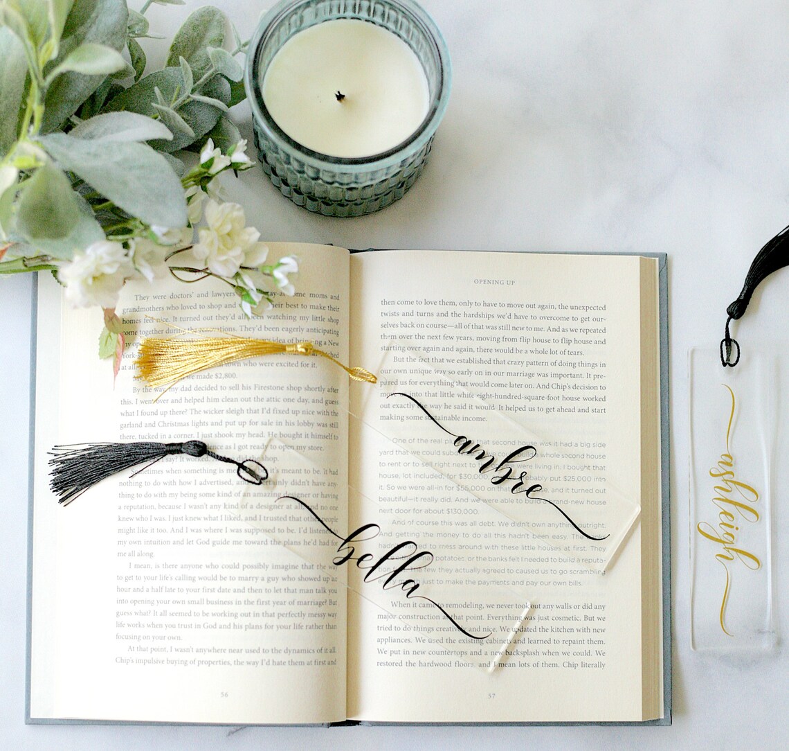 Personalized Bookmarks Personalized Gifts Book Lover Gift - Etsy