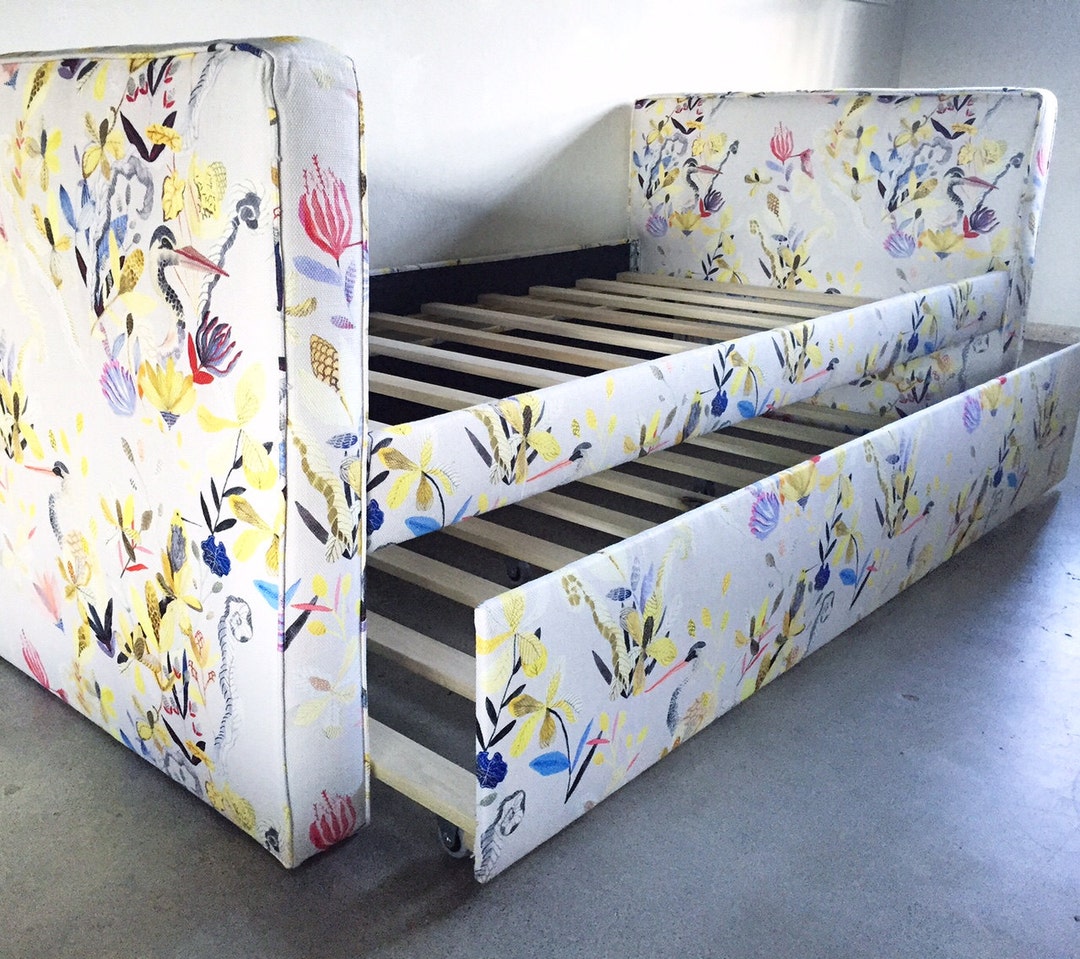 Custom Daybed With Trundle Design Your Own in ANY Fabric - Etsy