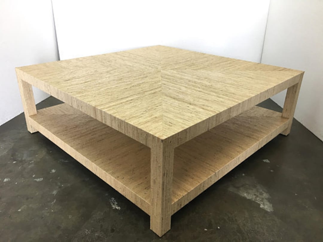 Custom Grasscloth Coffee Table/ Cocktail Table COM - Etsy