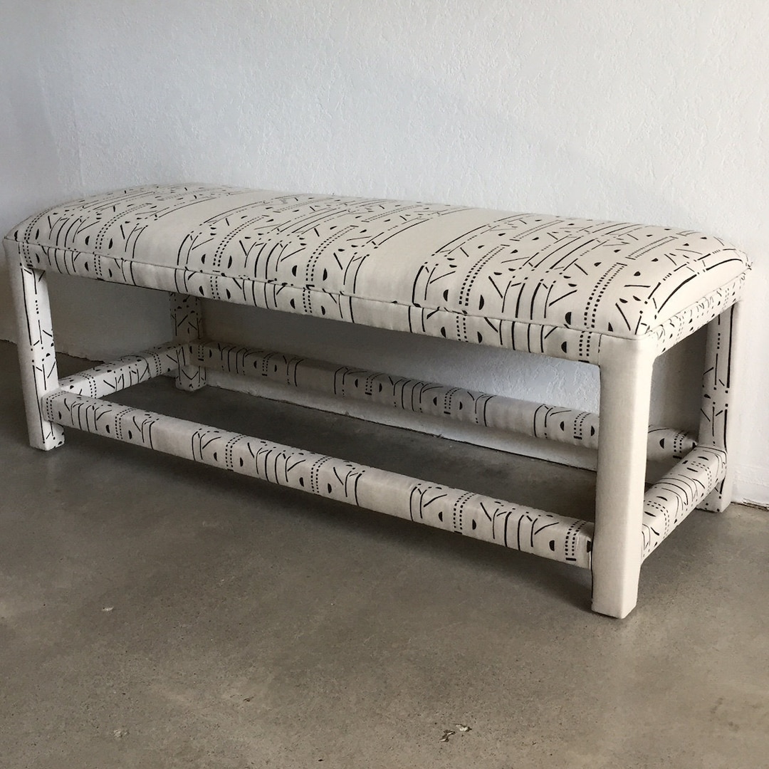 Custom Upholstered Bench - Design Your Own in ANY Fabric - Etsy