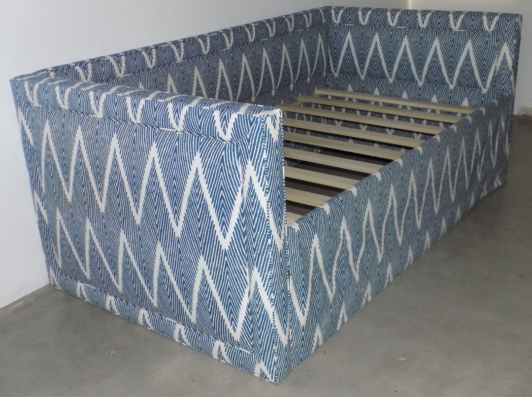 Custom Upholstered Daybed With Piping Detail and Back- Design Your Own ...