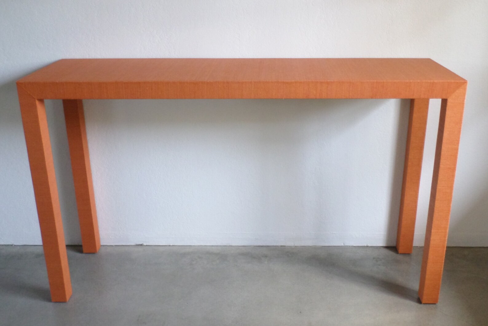 Grasscloth Covered Table - Custom Built - Design Your OWN - Etsy