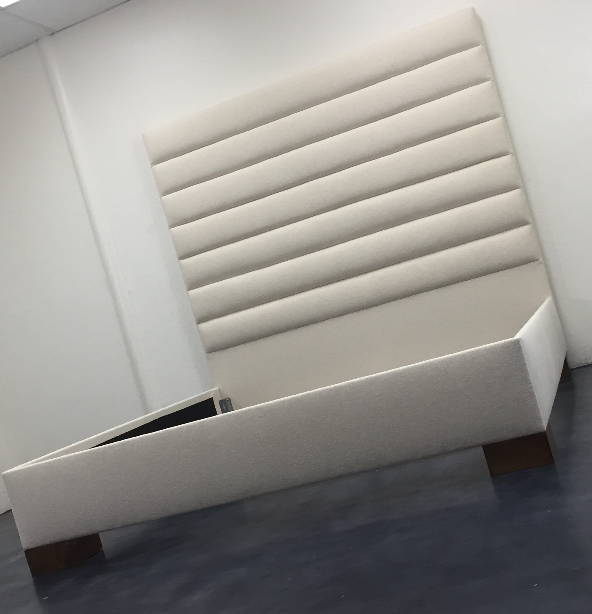 Custom Upholstered KING Channel Bed COM - Etsy