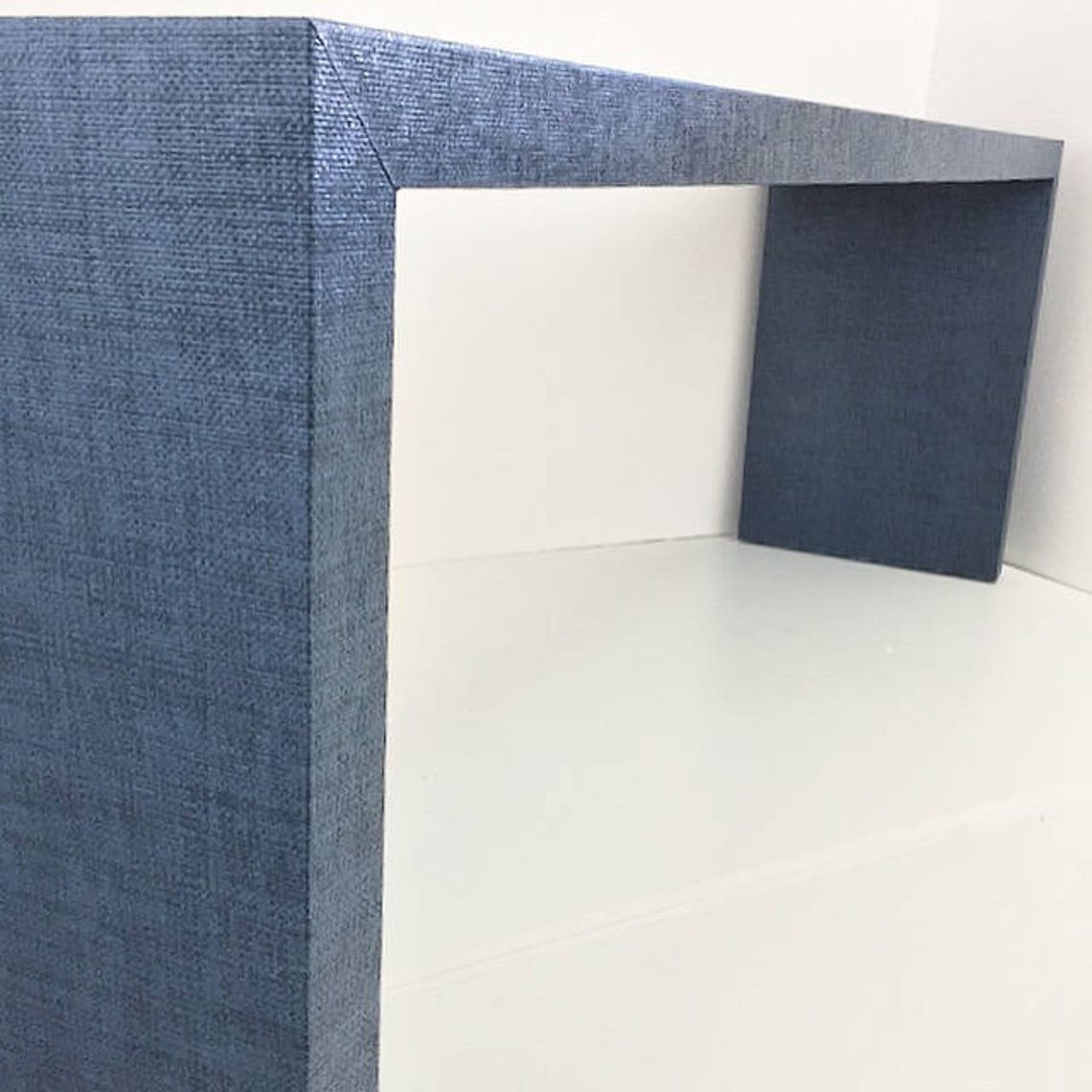 Grasscloth Waterfall Table Custom Built to Suit Your Space - Etsy