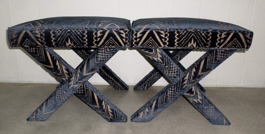 X-benches - Custom Design Your Own - With ANY Fabric - Etsy