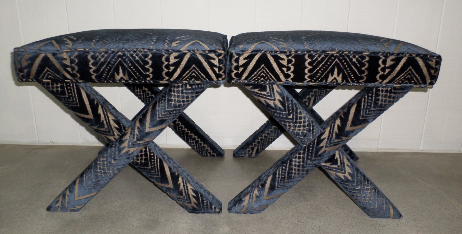 X-benches Custom Design Your Own With ANY Fabric - Etsy