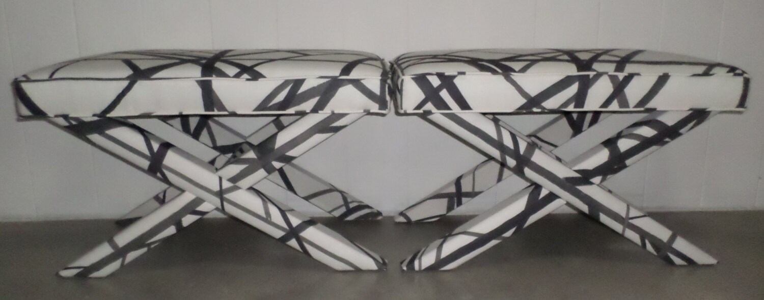 X Benches Extra WIDE Design Your Own to Suit Your Space - Etsy