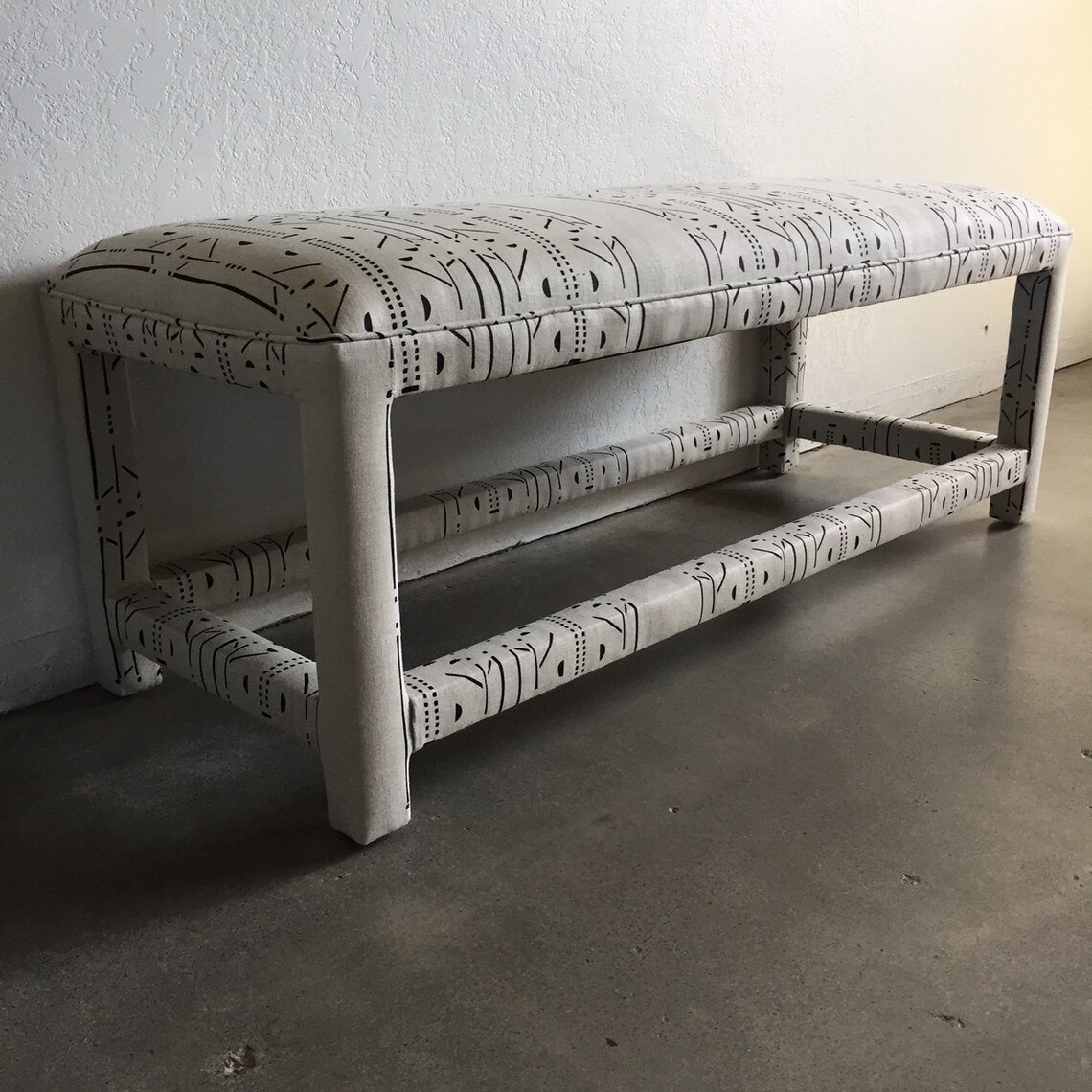 Custom Upholstered Bench Design Your Own in ANY Fabric - Etsy Australia