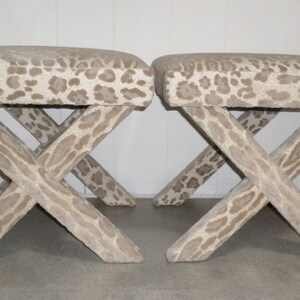 X Benches Design Your OWN With Any Fabric - Etsy
