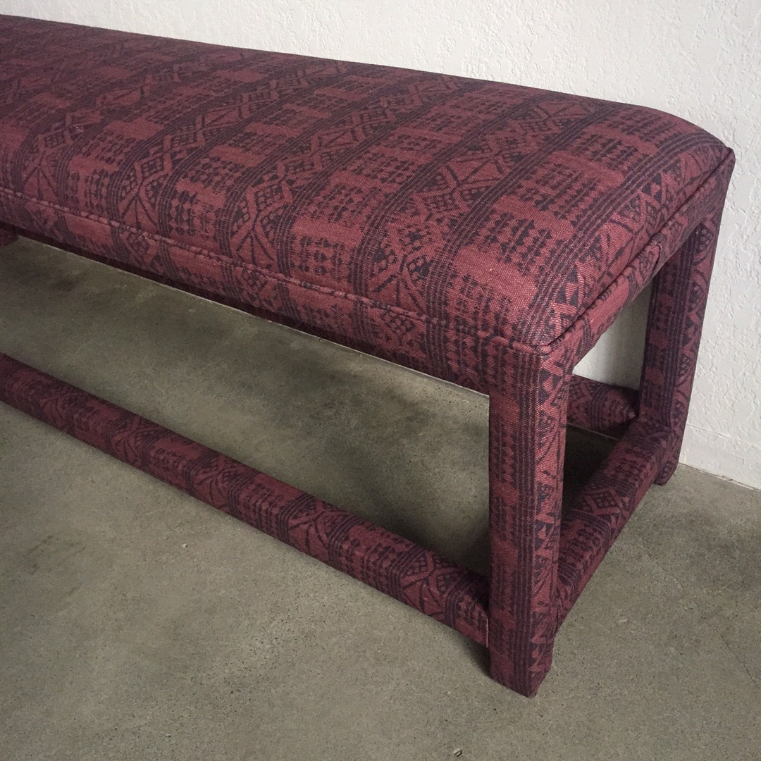 Custom Upholstered Bench - Design Your Own in ANY Fabric - Etsy
