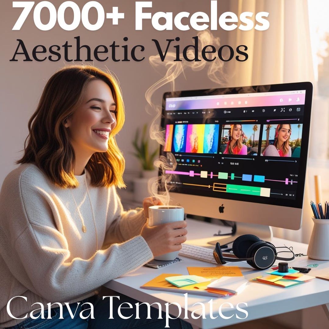 7000+ Faceless Reels | Canva Templates, PLR & MRR (digital Download) - Etsy