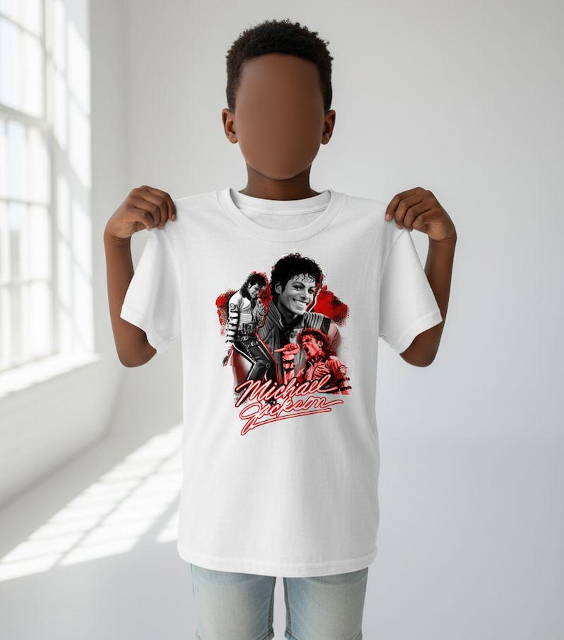 Youth Michael Jackson (small - XL) MJ T-shirt - Etsy