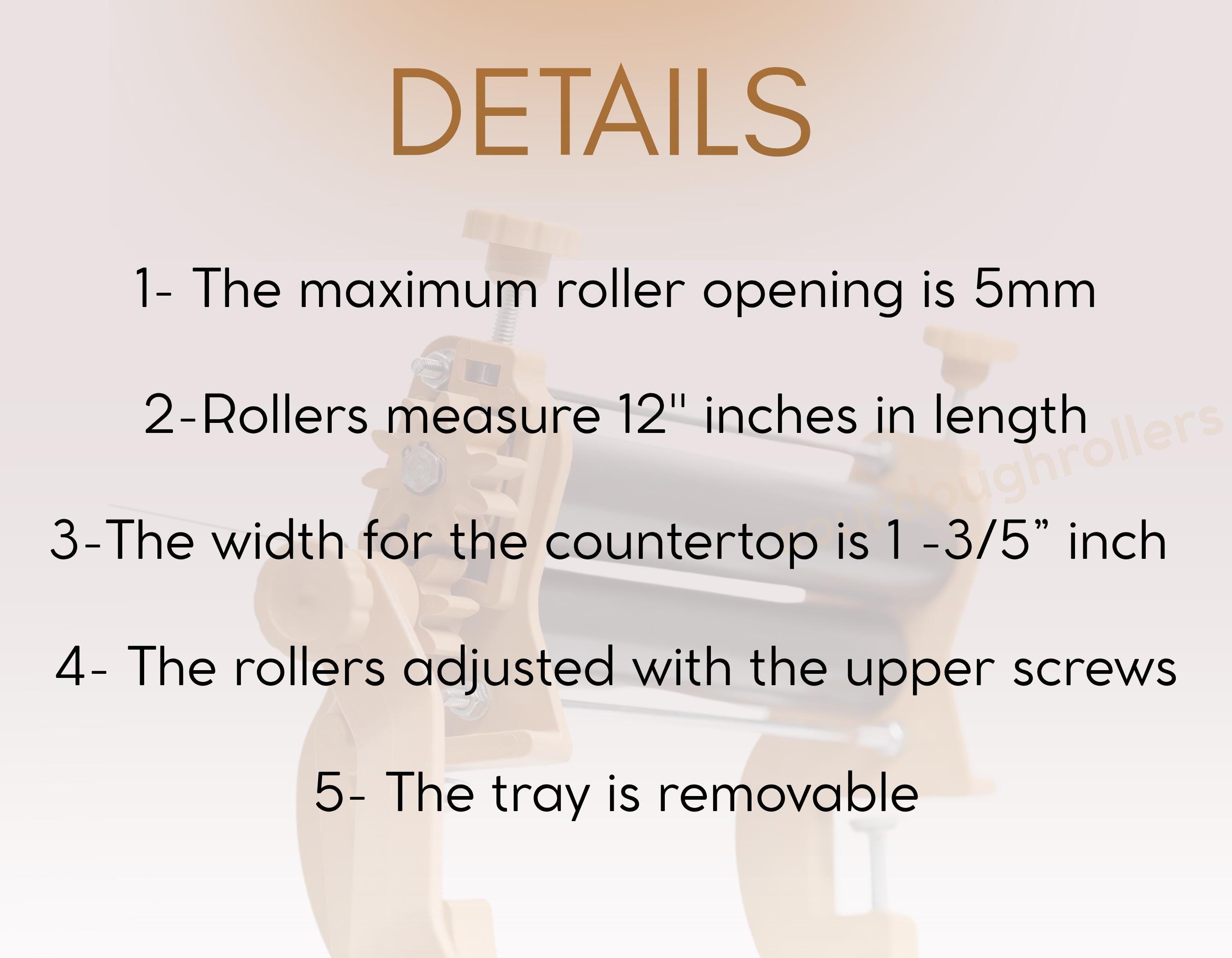 12 Inch Dough Sheeter Machine Pasta Roller Press for Pizza Dough ...