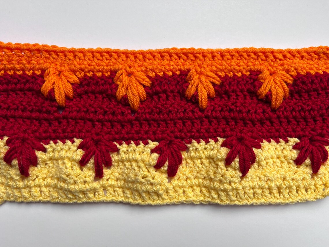 Autumn Leaves Crochet Throw Pattern: Fall Foliage Blanket (PDF Pattern ...