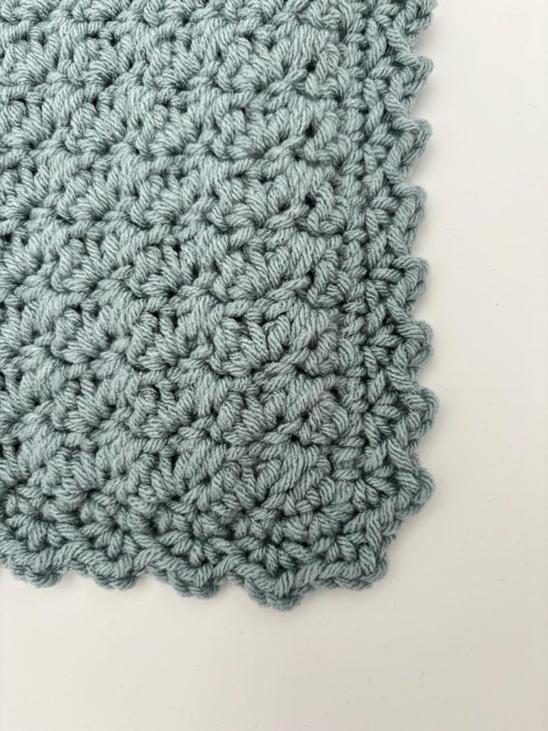 Baby Blanket Crochet Pattern - Easy Baby Blanket Pattern - Preemie ...