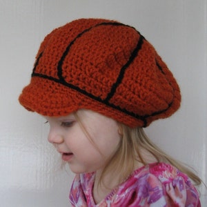 Child Basketball Beret Crochet Pattern - Fits 2T to 5T With 3 Sizes ...