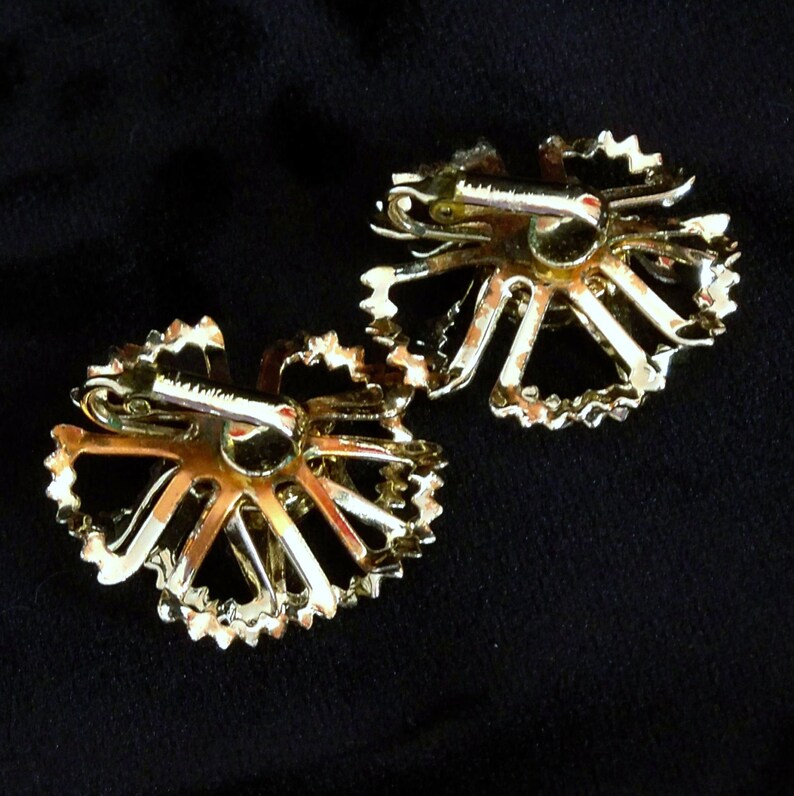 Vintage 1960s AB Rhinestones Sarah Coventry Allusion Set Earrings ...