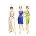 Vintage 1960s Evening Gown Pattern Uncut Size 12 Bust 32 Simplicity ...