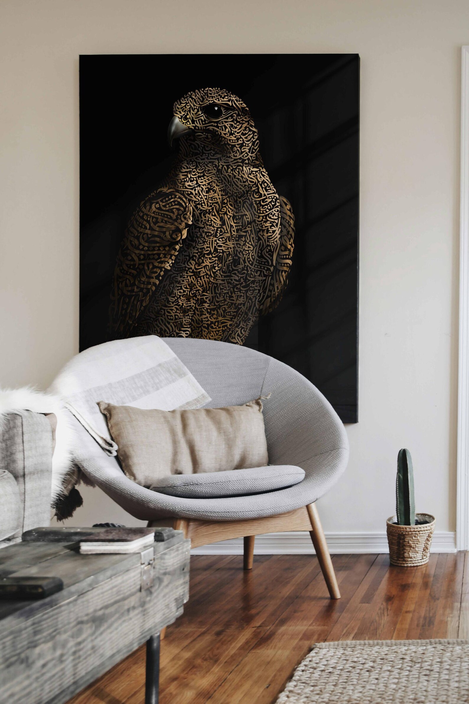 Falcon of Letters Digital Art - Etsy