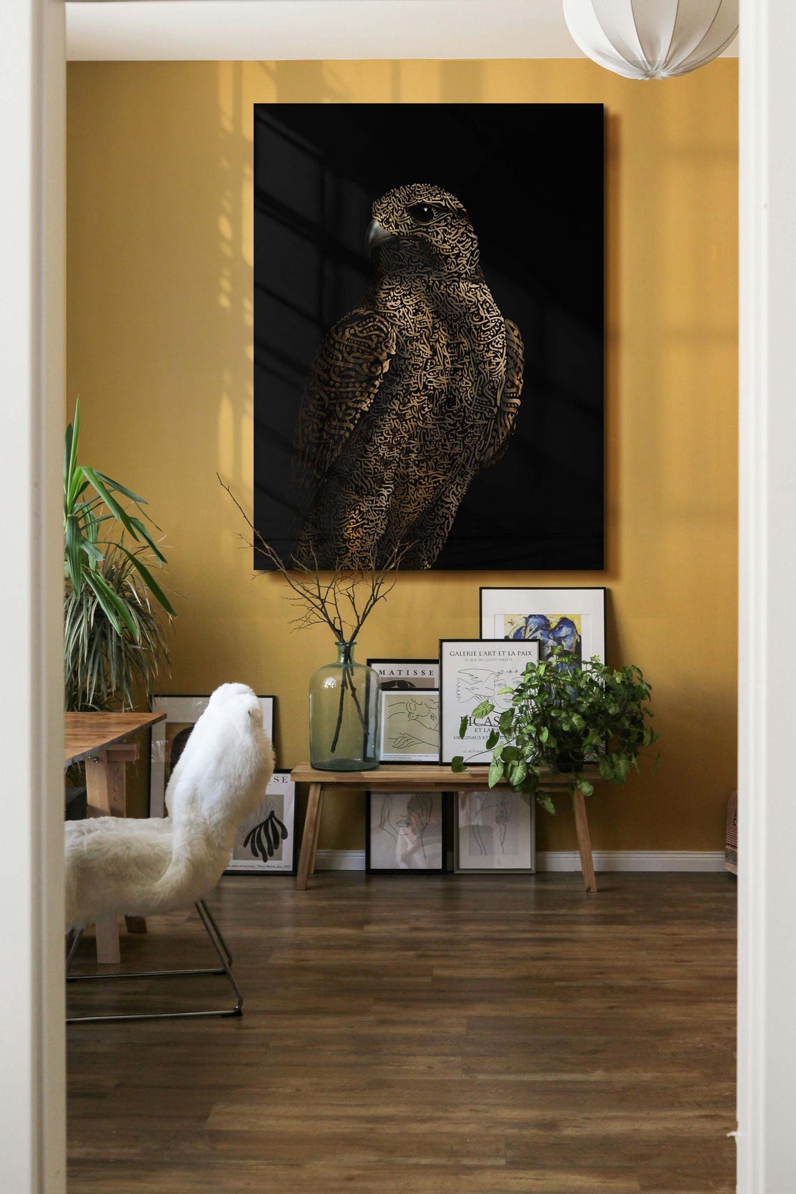 Falcon of Letters Digital Art - Etsy