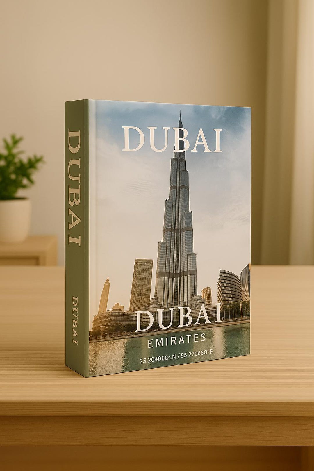 Dubai Decorative Book Box – Burj Khalifa Coffee Table Decor, Hidden ...