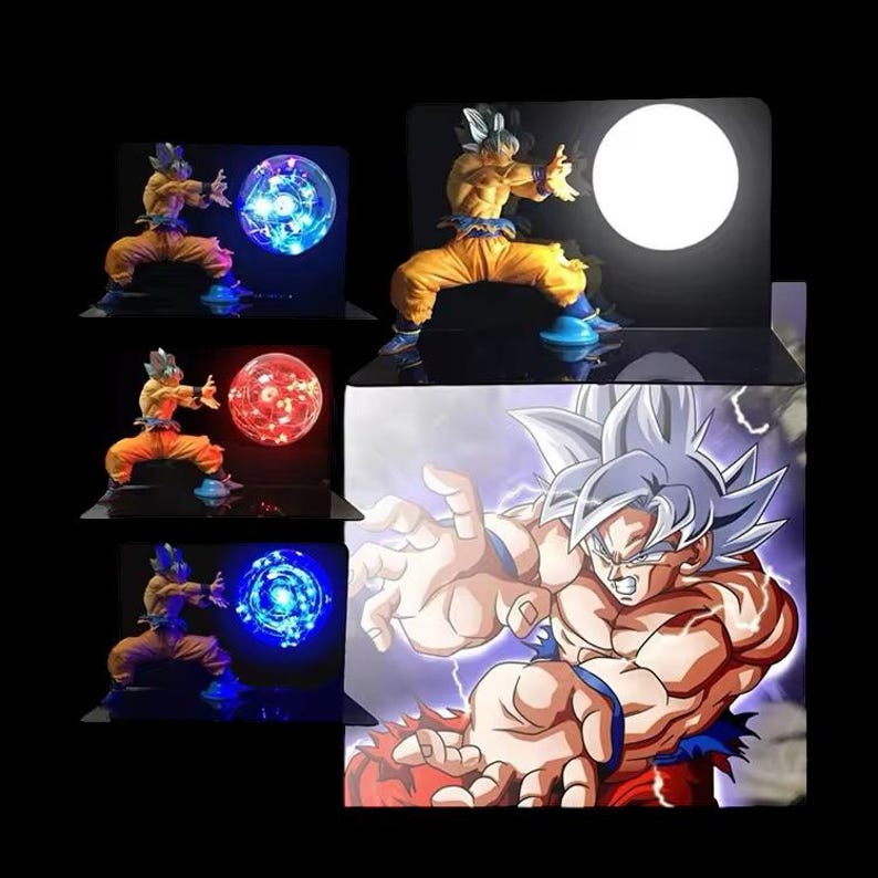Dragon Ball Z Goku Energy Sphere LED Lamp – Epic Anime Gift for Him ...