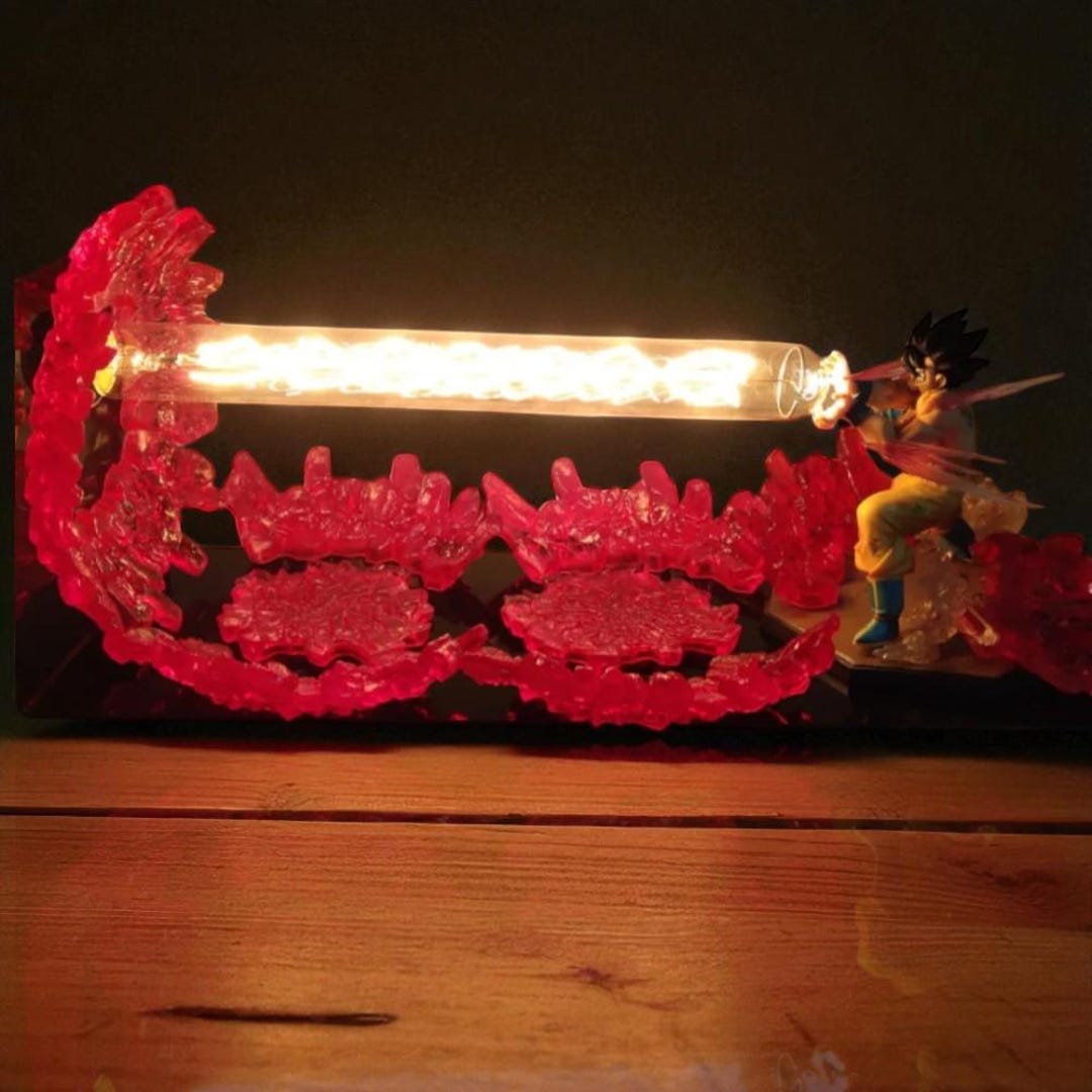 Goku Kamehameha LED Anime Lamp – Dragon Ball Z Gift for Boyfriend, Cool ...