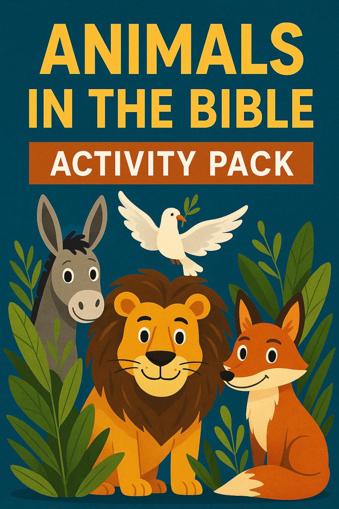 Animals in the Bible Activity Pack: Coloring Pages, Crafts, Word ...